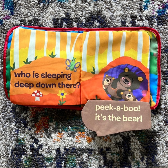 Lamaze | Toys | Lamaze Peekaboo Forest Lift A Flap Soft Cloth Baby Book ...